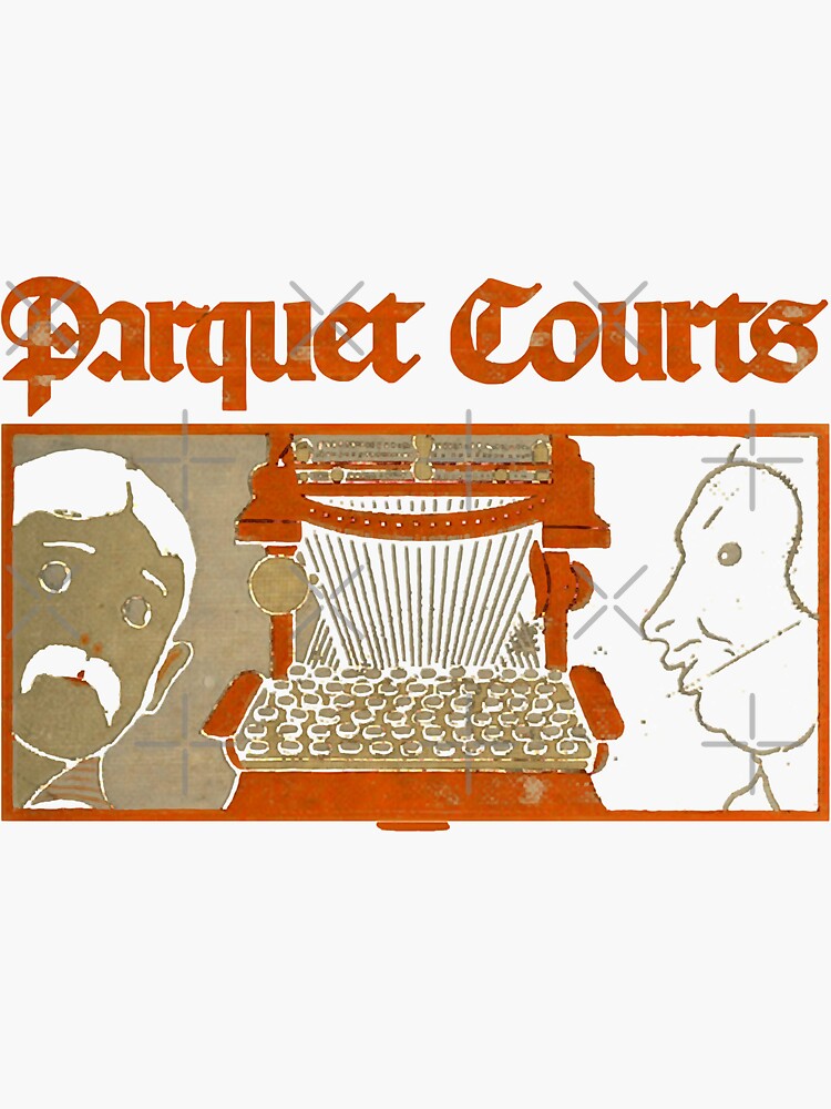 "Parquet Courts Music Dark Grey" Sticker for Sale by DannyMoll | Redbubble