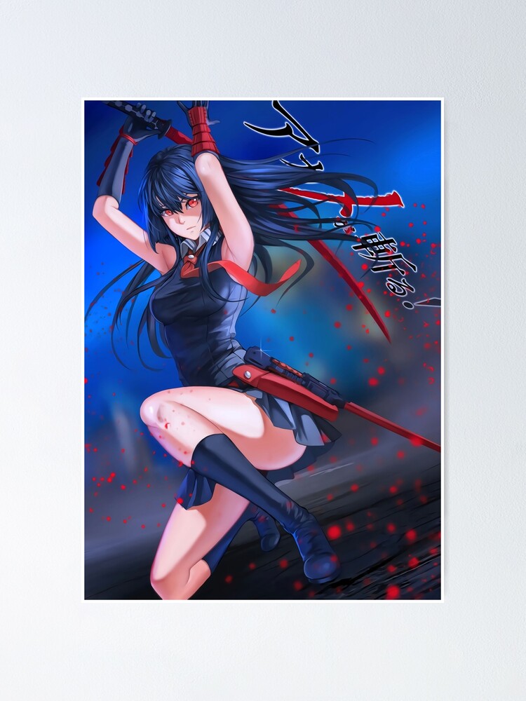 Akame Akame Ga Kill Artistic Drawing Poster For Sale By Karinataisha Redbubble