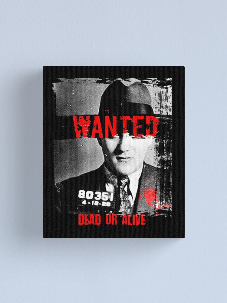 "Bugsy Siegel Mugshot - Wanted Dead or Alive Poster" Canvas Print for ...