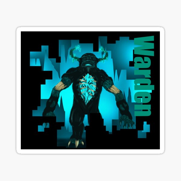 "warden" Sticker by Mr-AAZ | Redbubble