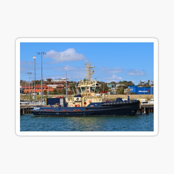 "Tugboat, Western Australia, Australia" Sticker for Sale by FranWest ...