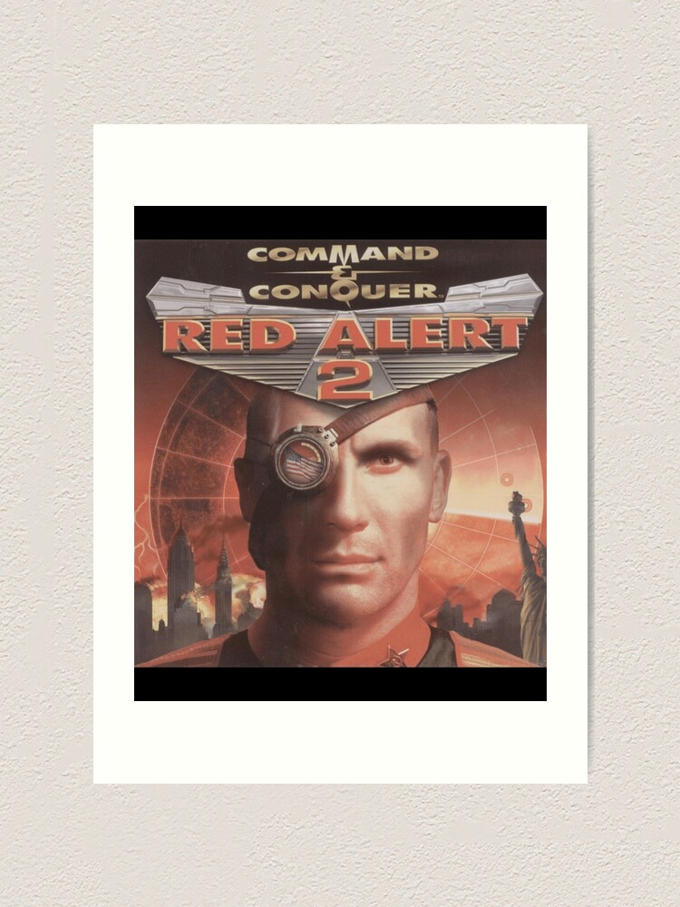 "Command and Conquer Red Alert 2 Cover Poster" Art Print for Sale by ...