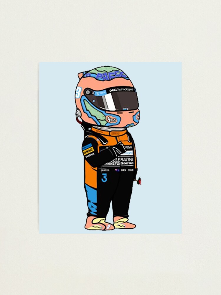 "Mini Daniel Ricciardo Mclaren f1 2022" Photographic Print for Sale by ...