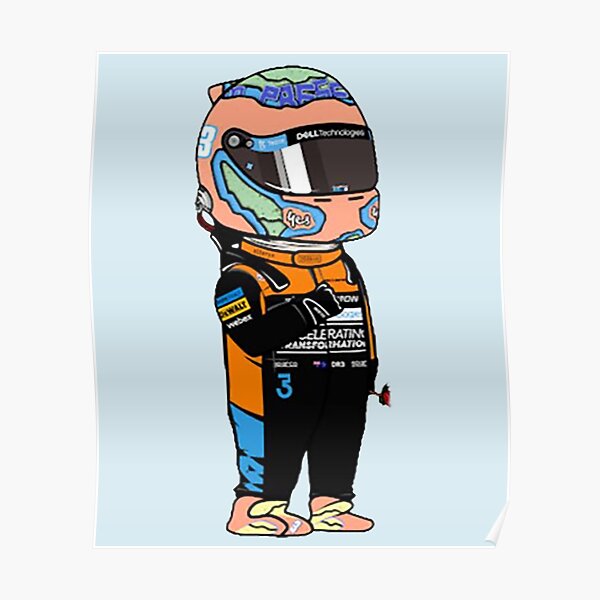 "Mini Daniel Ricciardo Mclaren f1 2022" Poster von rodneystephanie ...