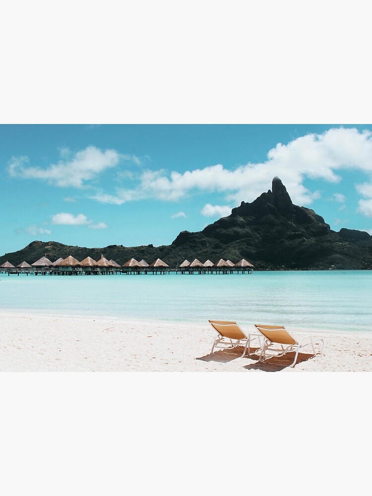 "Bora Bora, French Polynesia, Tropical Island " Sticker for Sale by ...