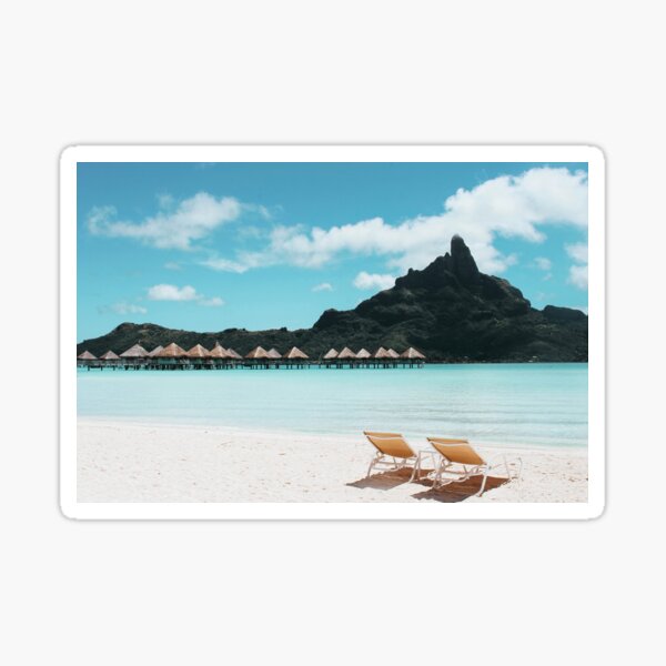 "Bora Bora, French Polynesia, Tropical Island " Sticker for Sale by ...