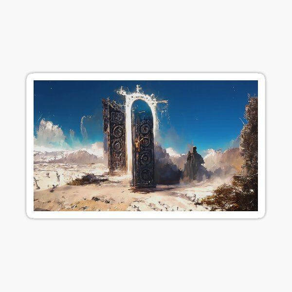 "Portals" Sticker for Sale by Grimetree | Redbubble