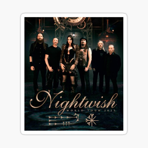 "nightwish 2 loerrcok human nature world tour 2022 " Sticker for Sale ...