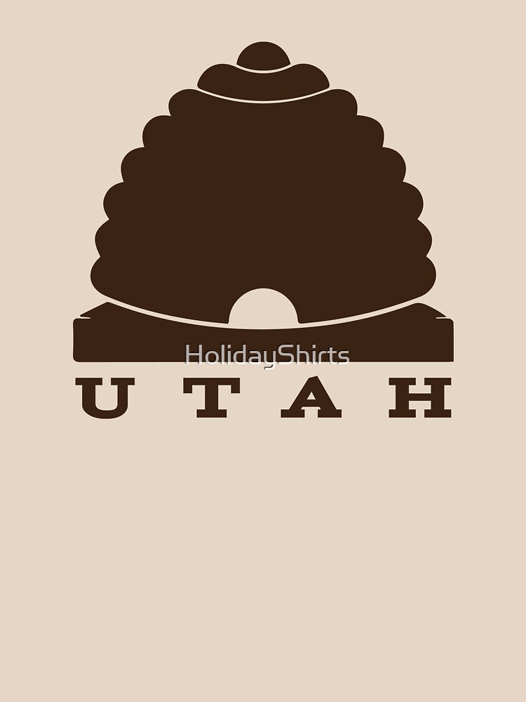 "Utah Beehive" T-shirt for Sale by HolidayShirts | Redbubble | utah t ...
