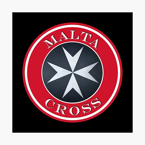 Impression photo « Croix de l'île de Malte - Collection de timbres de passeport », par ...