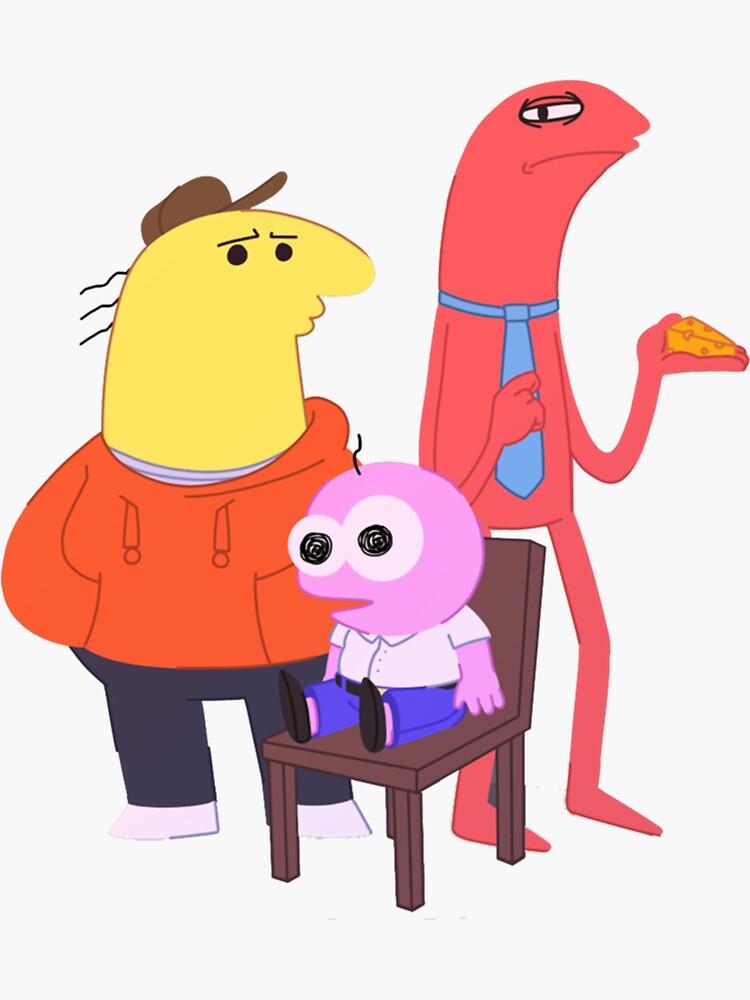 "psychicpebbles -Smiling Friends " Sticker for Sale by AnimeClothess ...