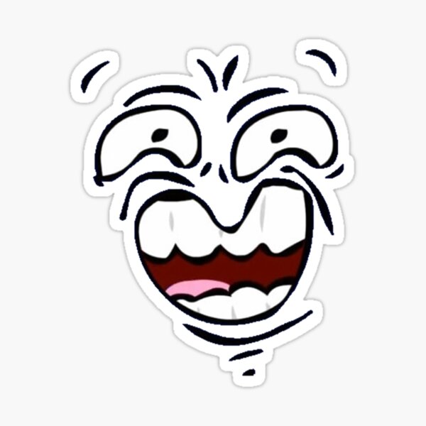 "smiling friend hilarious face funny " Sticker for Sale by ...
