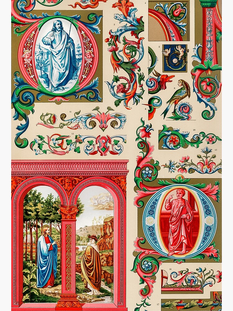 "Renaissance Pattern" Poster for Sale by poreias | Redbubble