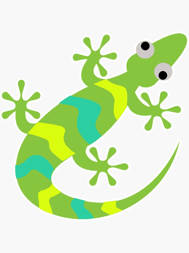 "Cool And Cute Lizard" Sticker for Sale by UnknownArtistt | Redbubble