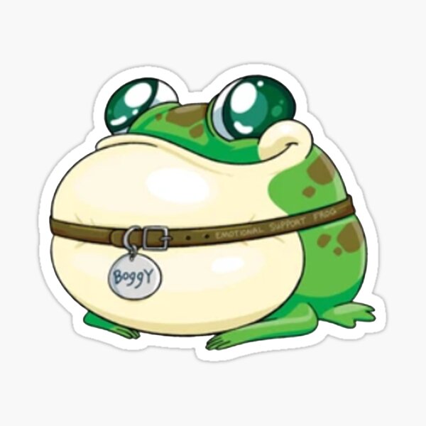 "Boggy the froggy funny" Sticker for Sale by Brian774 | Redbubble