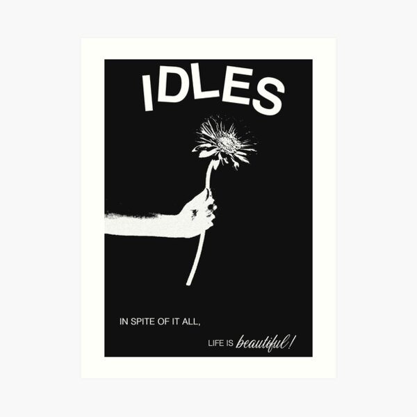 "IDLES TOUR LOGO" Art Print for Sale by awiggington1m | Redbubble