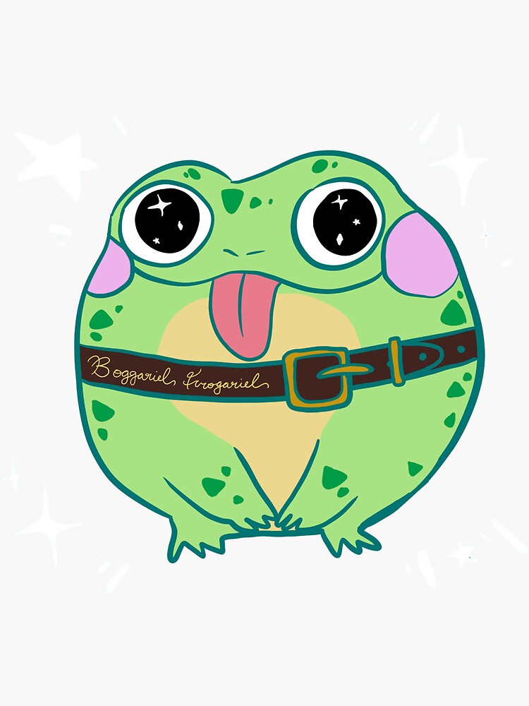 "Boggy the froggy classic" Sticker for Sale by Brian774 | Redbubble