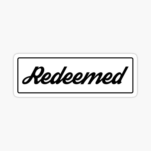 "Redeemed Christian Shirt" Sticker for Sale by christianshirts | Redbubble