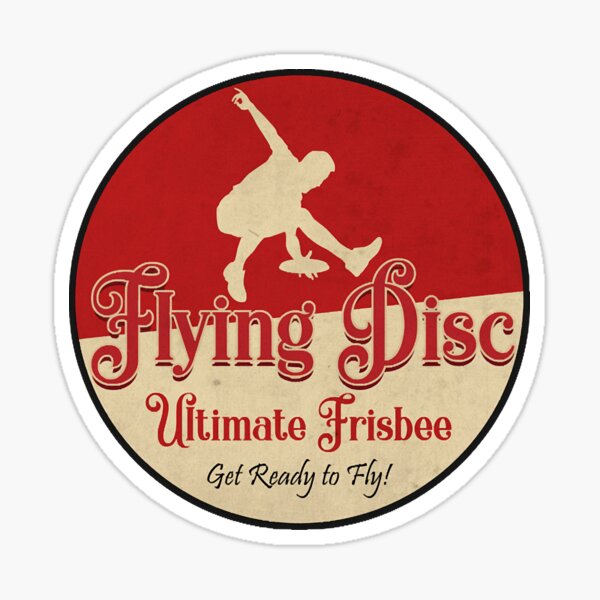 "Ultimate Frisbee Vintage " Sticker for Sale by AimeeArms92363 | Redbubble