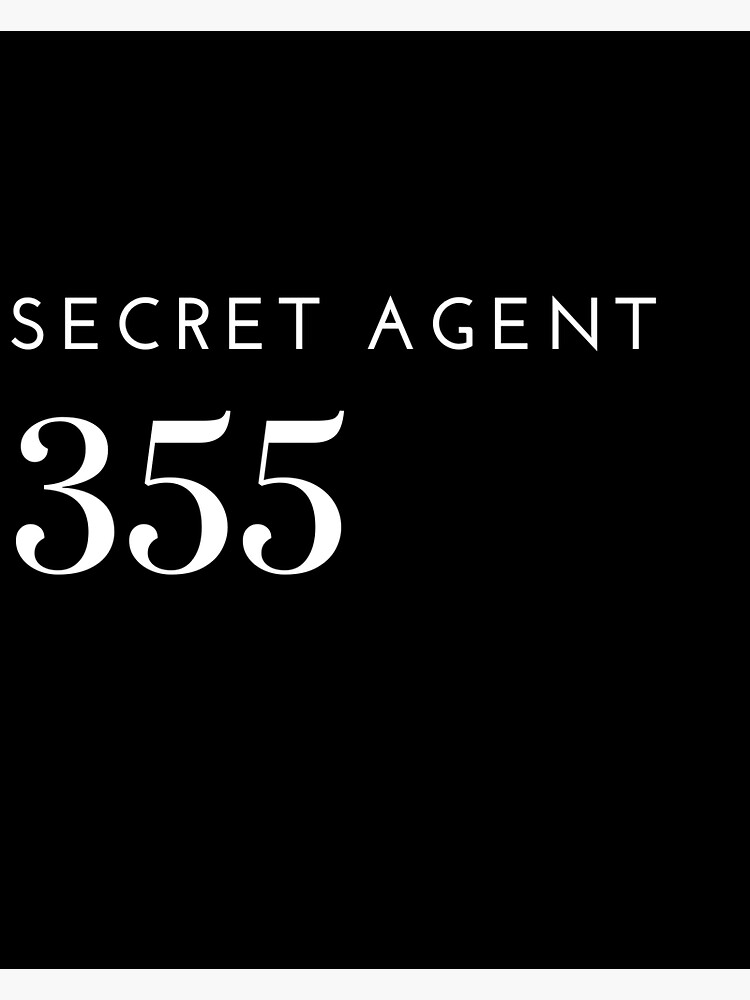 "Copy of Secret agent 355" Sticker for Sale by Printableshop7 | Redbubble