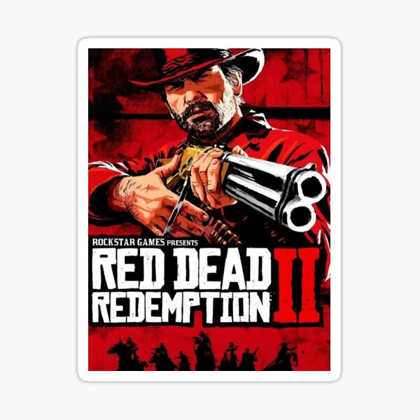 "Red dead redemption 2, design for Arthur Morgan" Sticker for Sale by ...
