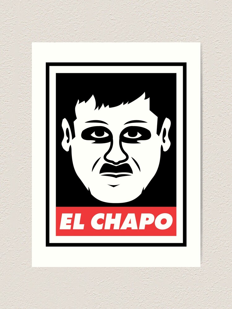 "El Chapo Face" Art Print for Sale by unluckydevil | Redbubble