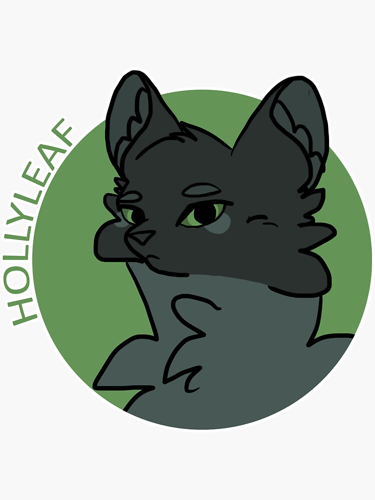 "Warriors- Hollyleaf Sticker" Sticker for Sale by EpikBecky | Redbubble