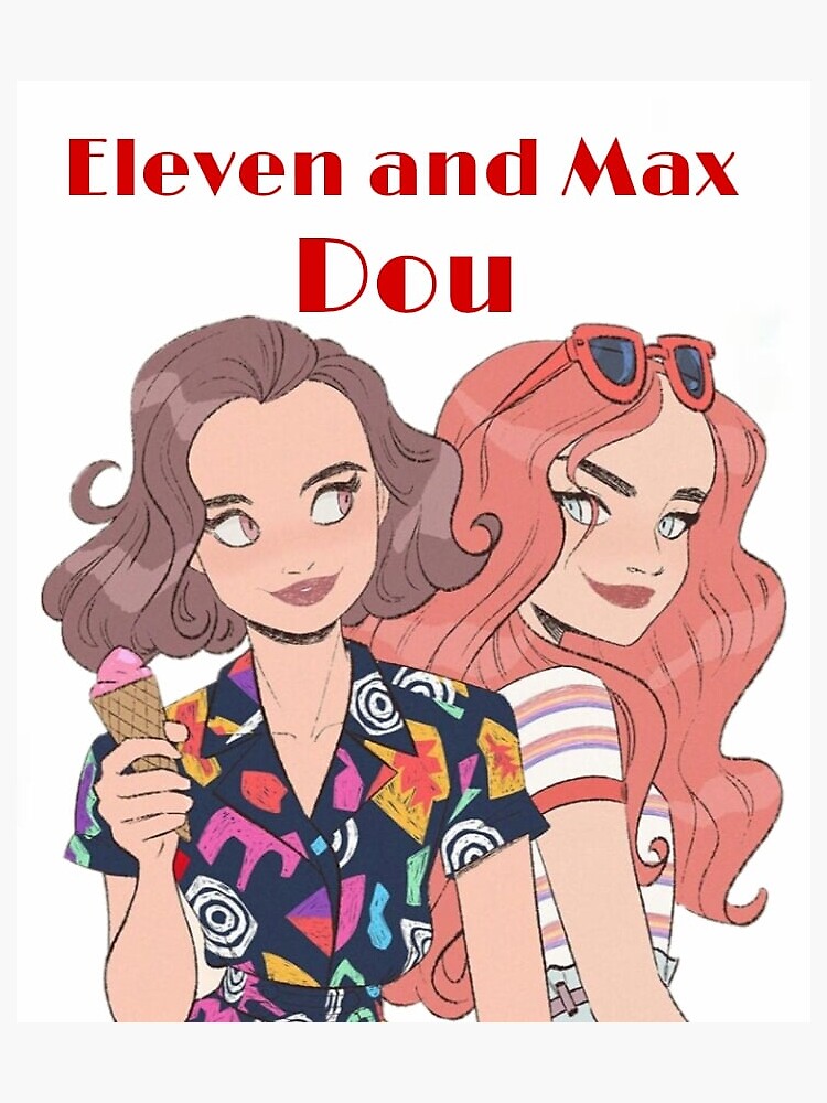 "Eleven And Max Dou" Sticker for Sale by Jerynepa5 | Redbubble