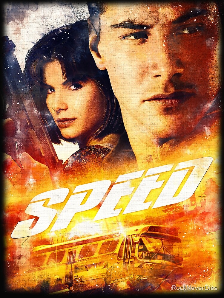 "Speed Sandra Bullock Keanu Reeves fan art " Poster for Sale by ...