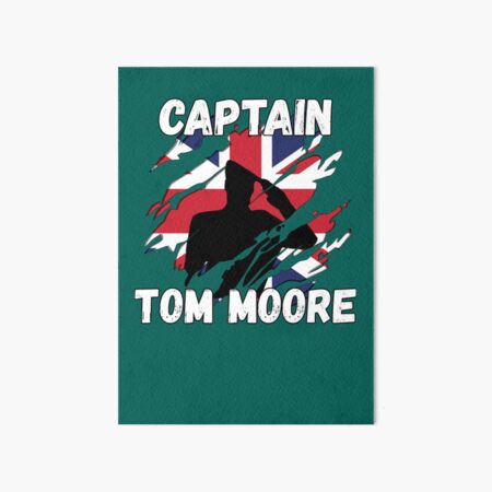 "Captain Sir Tom Moore " Art Board Print for Sale by NaamaVenus | Redbubble