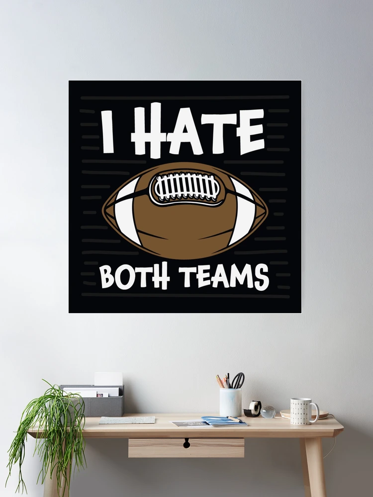 I Hate American Football I Hate Football Stickers | Unique Designs