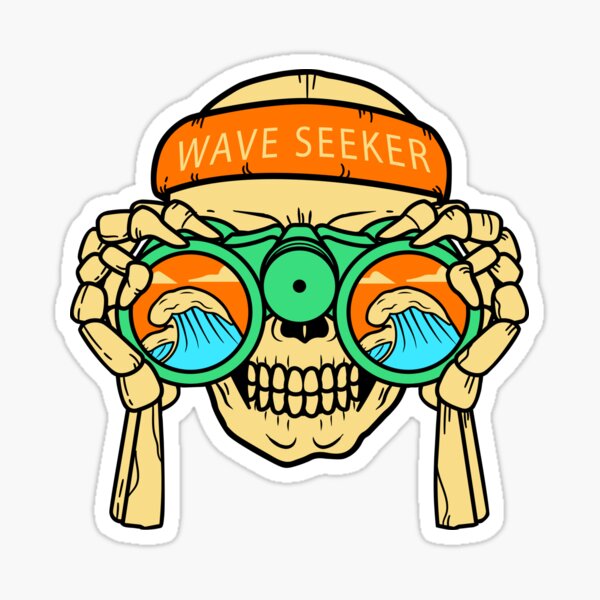 "skeleton watcher" Sticker for Sale by beekem | Redbubble