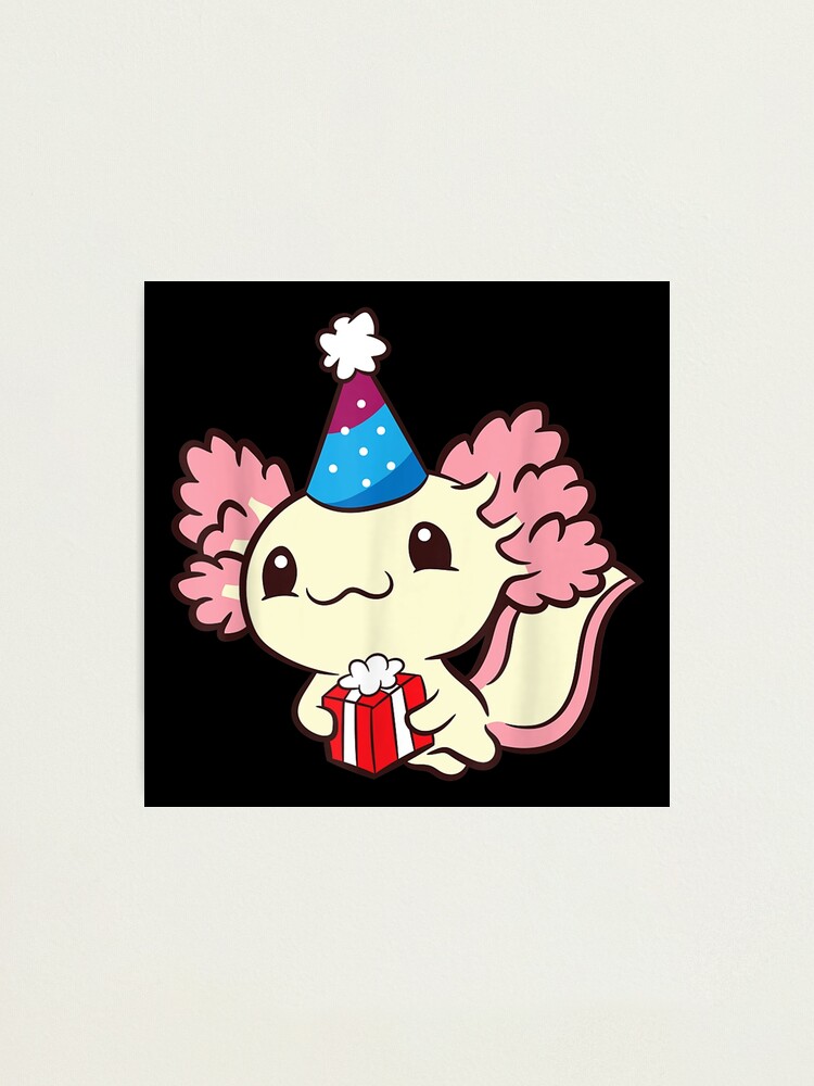 "Axolotls Birthday Party Cute Axolotls Birthday Party Axolotls ...