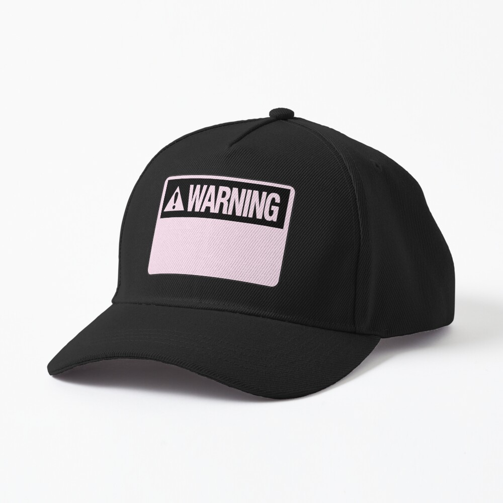 "Blank Pastel Pink Warning Hazard Sign" Sticker for Sale by ...