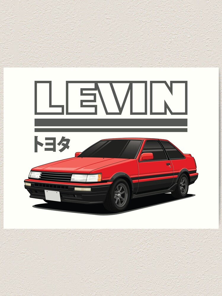 "Toyota AE86 Levin" Art Print for Sale by haiproject | Redbubble