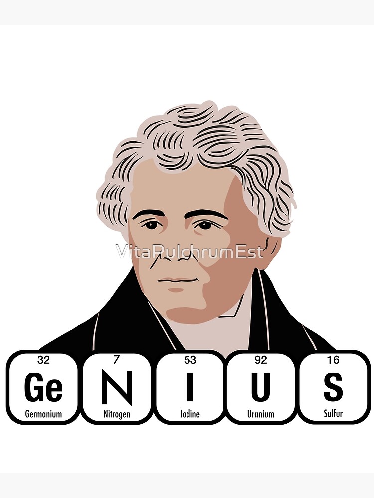 Georg Ohm Genius periodic table Premium Matte Vertical Poster sold by ...