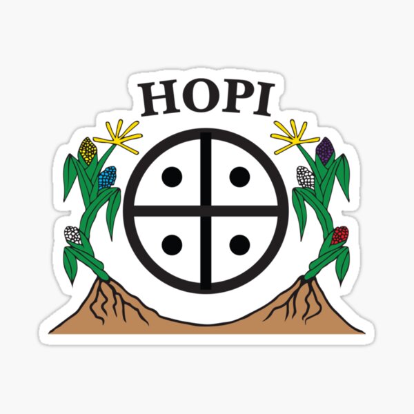 "Hopi Nation Seal Flag Naatoyla with corn and Hopi Symbol HD High ...