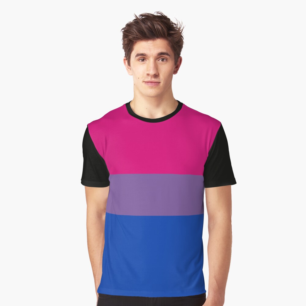 Bisexual Pride Flag T Shirt For Sale By Esyspam Redbubble Lgbt