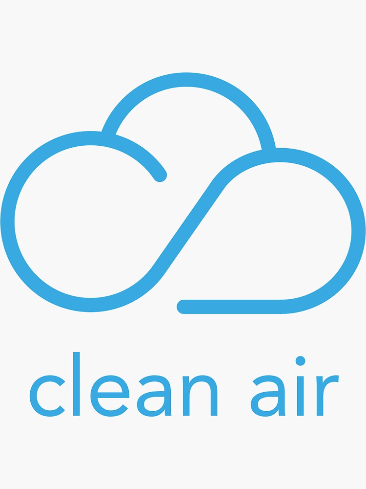 "Clean Air" Sticker for Sale by VINSartwork | Redbubble