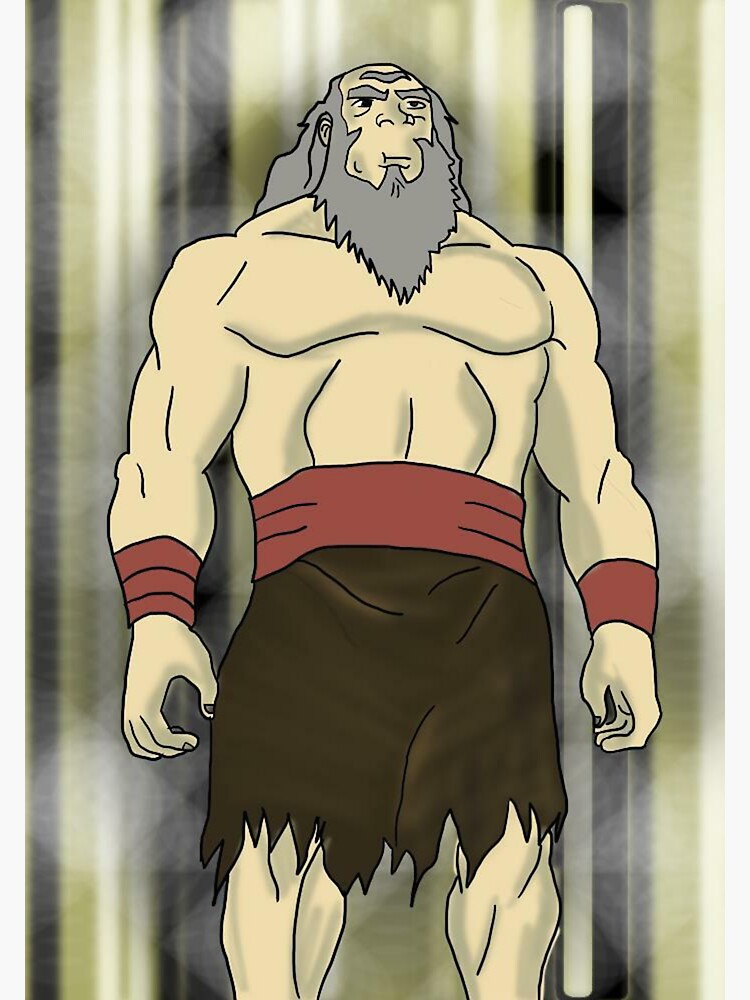 "Buff Uncle Iroh anime" Sticker for Sale by Angelika922 | Redbubble