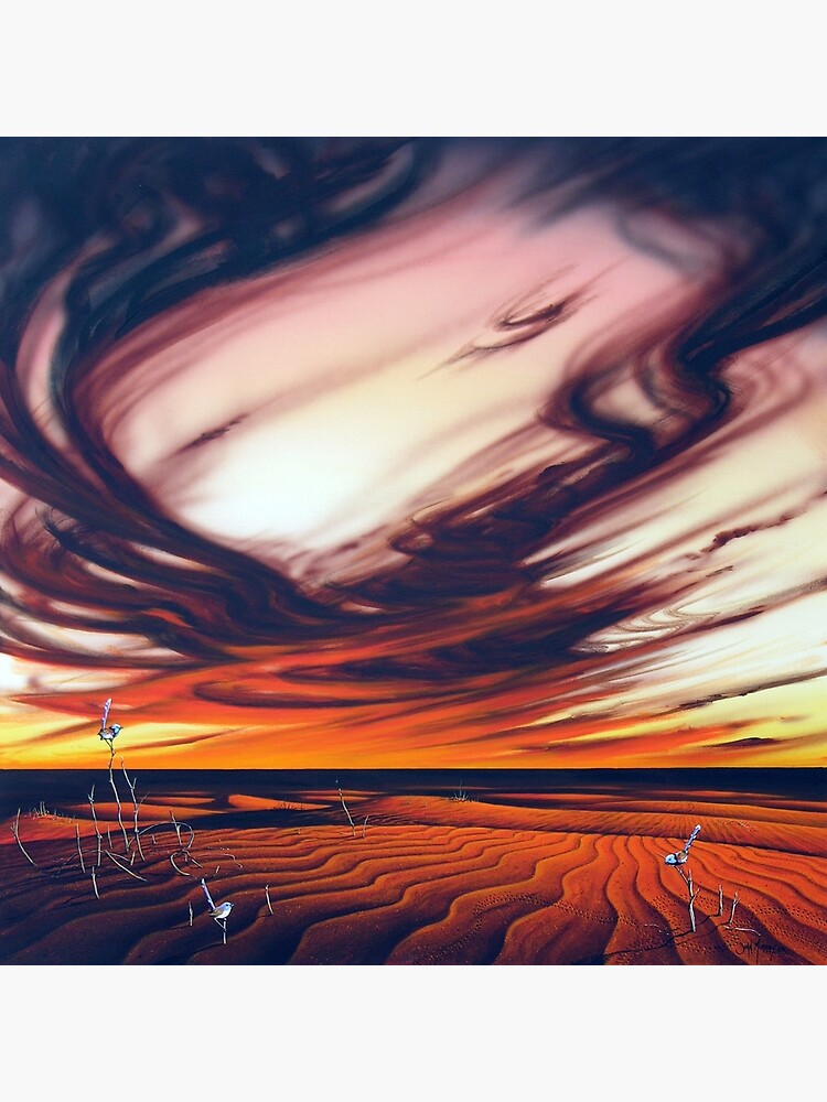 "Desert Fire" Art Print for Sale by johnmurrayart | Redbubble