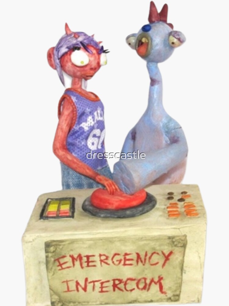 "Emergency Intercom" Sticker for Sale by dresscastle | Redbubble
