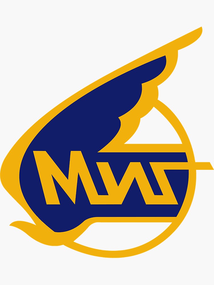 "Mikoyan-Gurevich (Russian Aircraft Corporation MiG) Logo" Sticker for ...