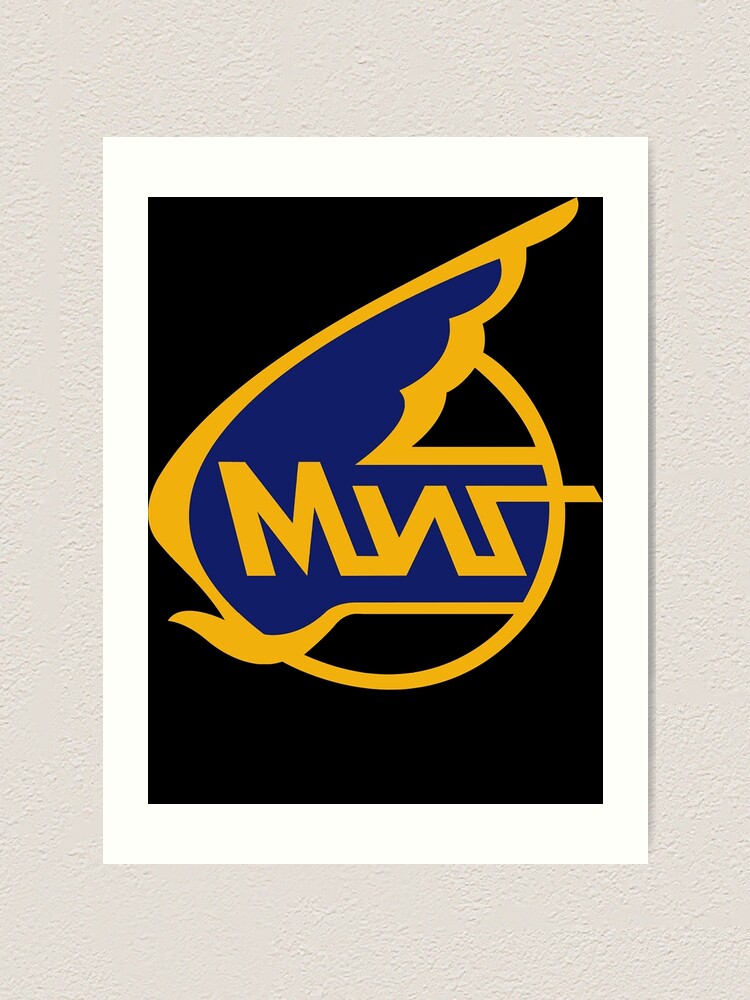 "Mikoyan-Gurevich (Russian Aircraft Corporation MiG) Logo" Art Print ...