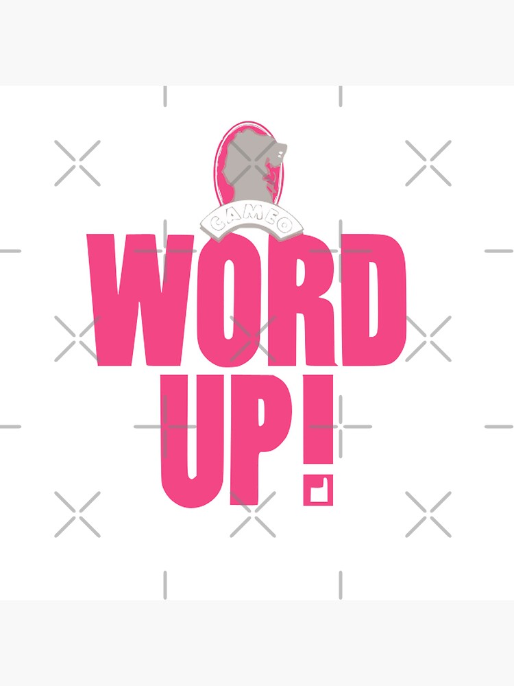 "Cameo Word Up!" Poster for Sale by b-sideNYC | Redbubble