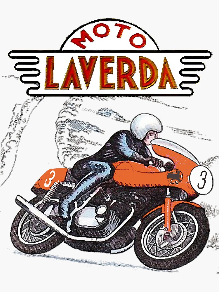 "Moto Laverda SFC Drawing" Sticker for Sale by SamuelCarroll | Redbubble