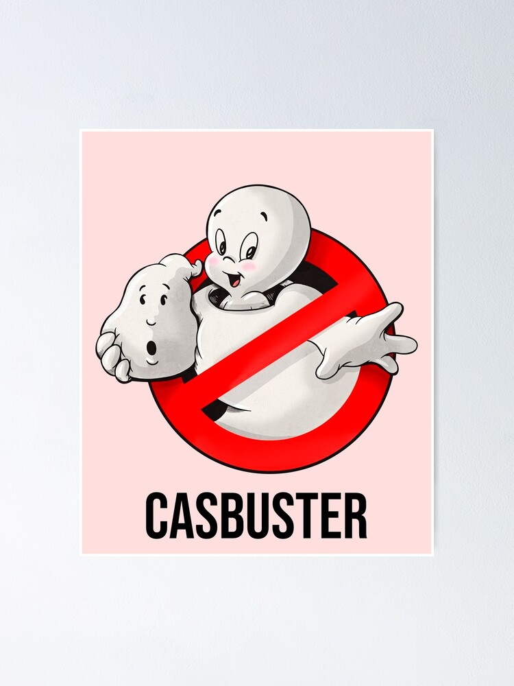 "Casbuster Casper Ghost Meme" Poster for Sale by The-sky-is-here ...