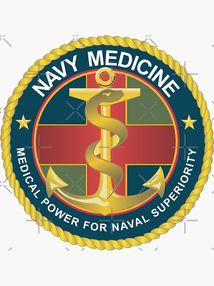 " Navy Medicine - Medical Power for Naval Superiority X 300" Sticker ...