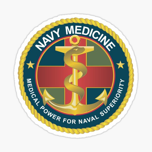 " Navy Medicine - Medical Power for Naval Superiority X 300" Sticker ...