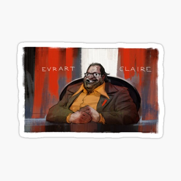 "Evrart Claire" Sticker for Sale by Bzhibildek | Redbubble
